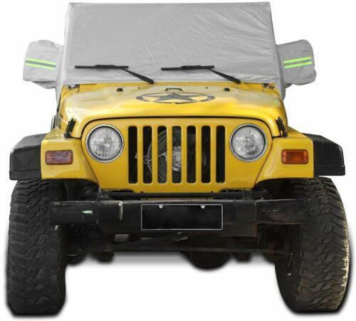 Waterproof Car Half Cover UV Protection for Jeep Wrangler TJ 2 Door ...
