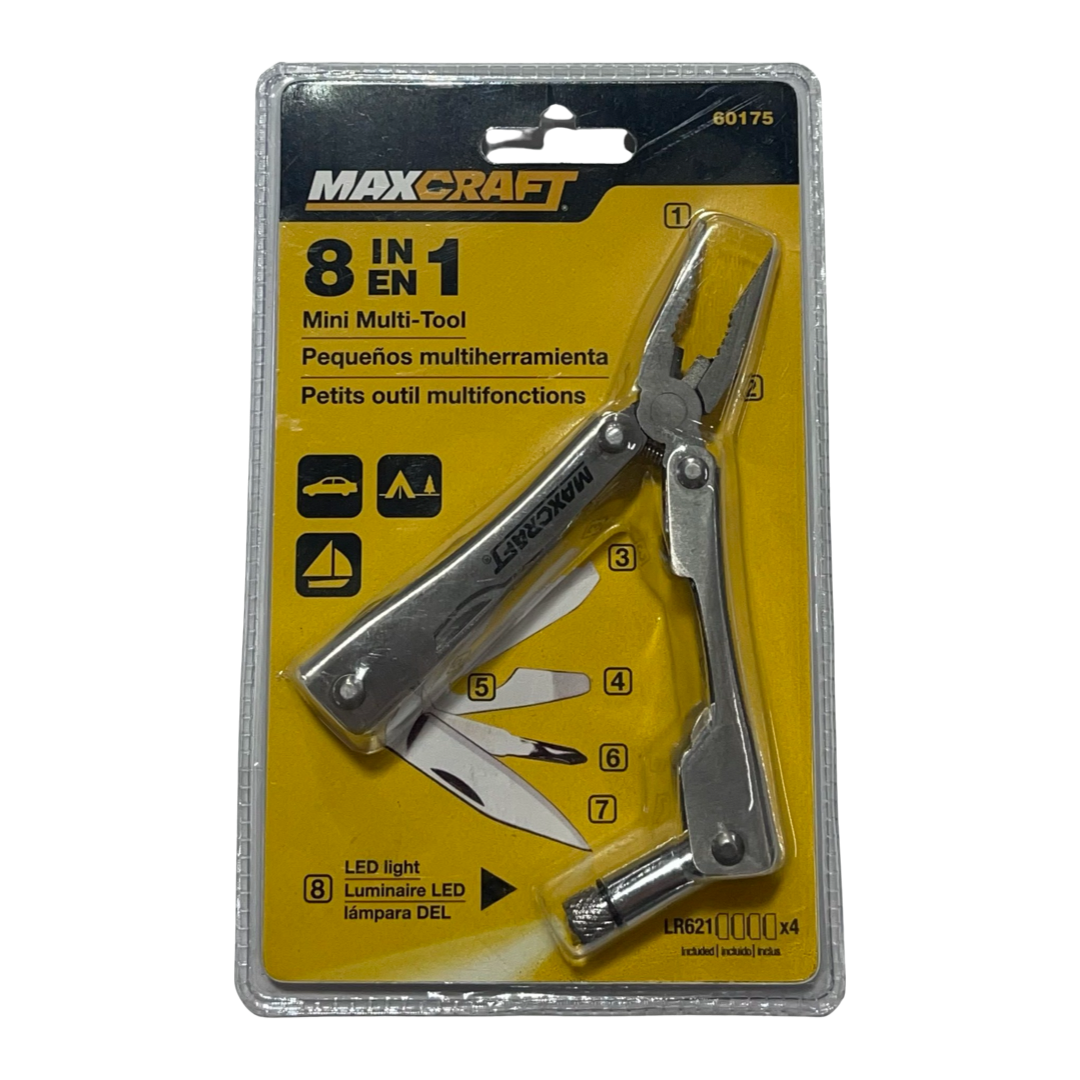 MAXCRAFT 8 in 1 Mini Multi-Tool LED Light 60175 | eBay