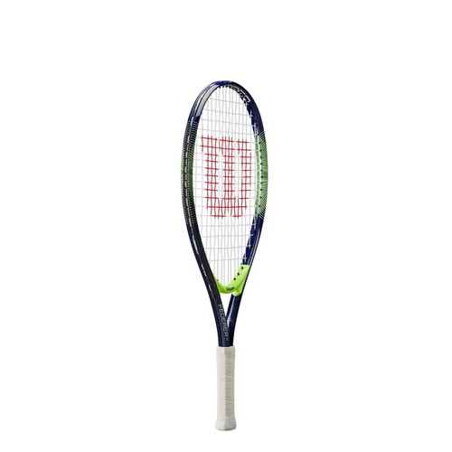 Wilson Federer 23 inch Junior Tennis Racket (Ages 7-8), Navy/Green | eBay