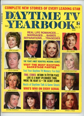 1973 Daytime TV Yearbook No 5 Soap Opera Robert Clary Barbara Walters ...