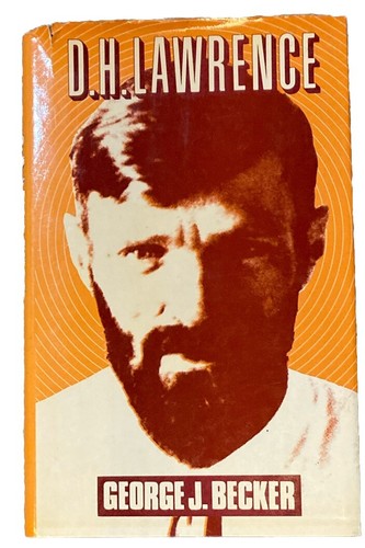 George J. Becker!D.H. LAWRENCE HC DJ Literary Criticism Study First ...