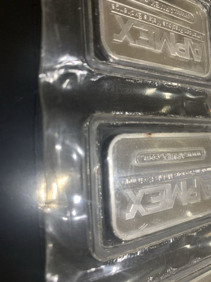 1 oz x 10 Bars APMEX Silver Bar (Lot of 10) Total 10 Ozs | eBay