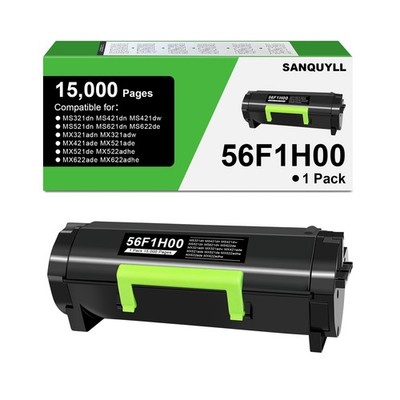 56F1H00 High Yield Toner Cartridge Compatible for Lexmark 56F1H00 ...