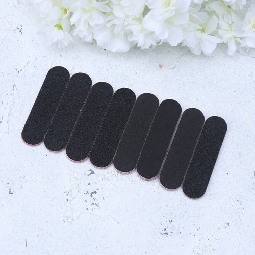 100PCS Per Set Mini Nail File Manicure Tool Double-sided Black Sanding ...