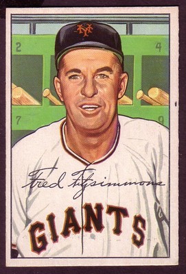 1952 BOWMAN FRED FITZSIMMONS CARD NO:234 OLM26R NEAR MINT | eBay