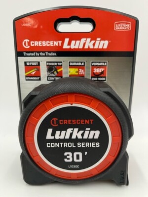 Crescent Lufkin 1-3/16 x 30' Command Control Series Tape Measure ...