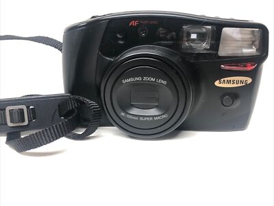 SAMSUNG MAXIMA ZOOM 105 35mm POINT & SHOOT FILM CAMERA - TESTED - VG ...