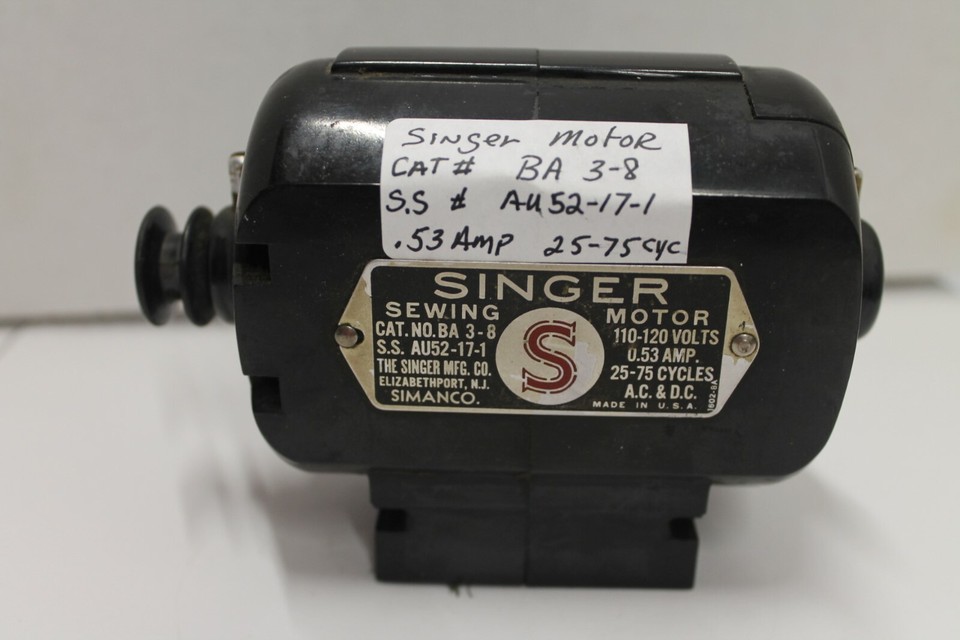 J5 Singer Sewing Machine Model 66 SN# AJ249941 Replacement Parts 1949 ...