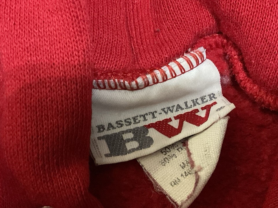 Vtg. Bassett walker Leinenkugels Beer Red Hoodie sweatshirts legend the ...