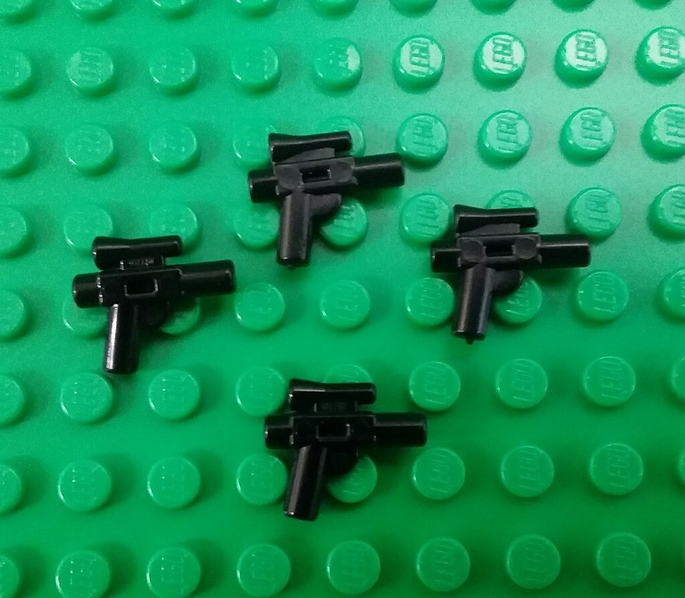 *NEW* Lego Star Wars Blasters Black Hand Guns for Minifigs Figs - 4 ...