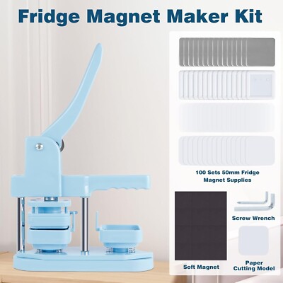 2x2 inch Square Badge Maker Machine -DIY Button for Pins, Magnet Fridge ...