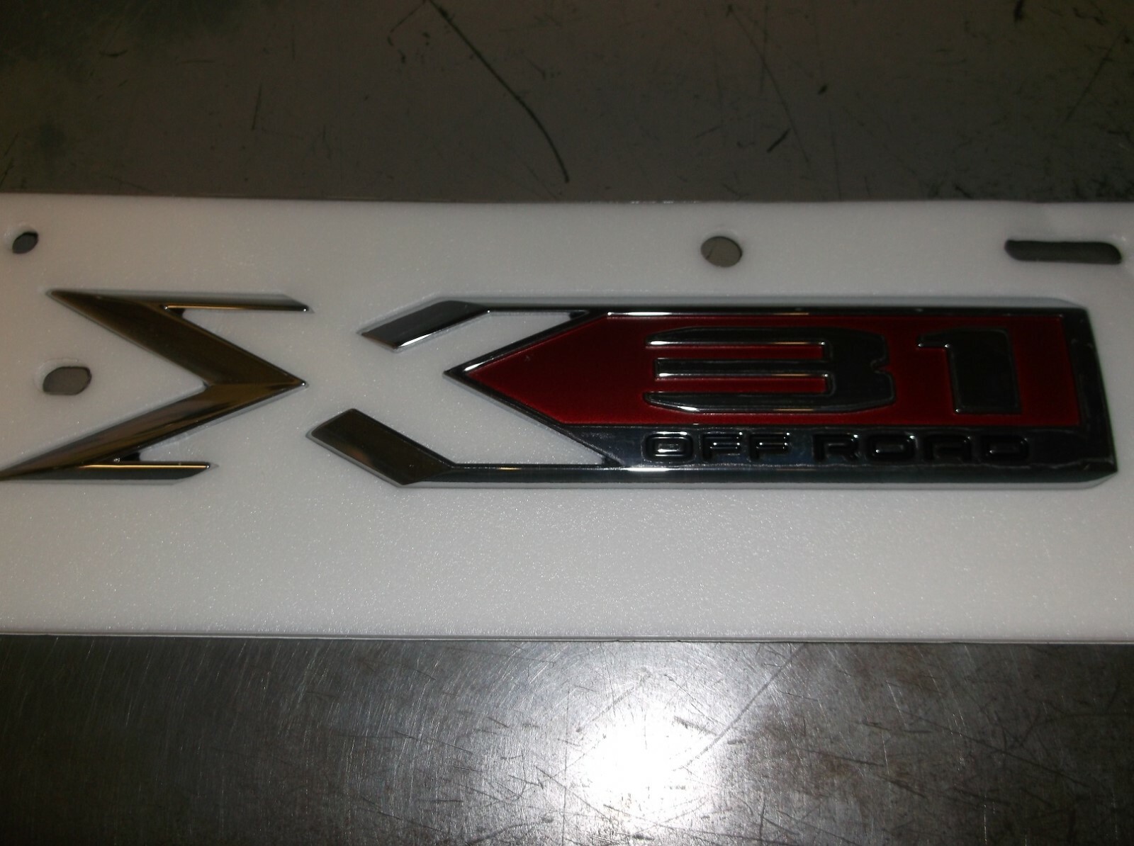 GMC Sierra "X 31" OFF ROAD Genuine GM~Chrome Bed Emblem~84682662~2019 ...