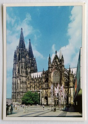 Koln am Rhein Dom Sudportal und Roncalliplatz Postcard (P268) | eBay