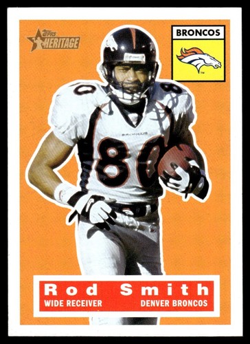 2001 Topps Heritage Rod Smith Denver Broncos #76 | eBay