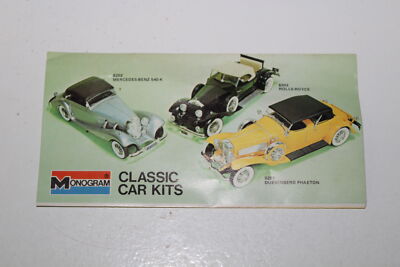 Vintage Monogram Model Kits Advertising Brochure 1973 | eBay