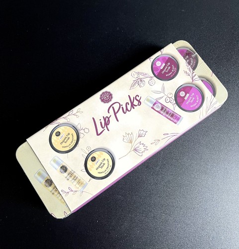 Woolzies Lip Picks In Metal Tin Box Vanilla & Berry Lip Balm Lip Mask ...