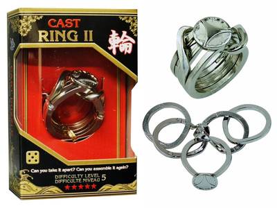 *NEW IN BOX* Hanayama Cast Metal Puzzle - RING II Level 5 | eBay Australia