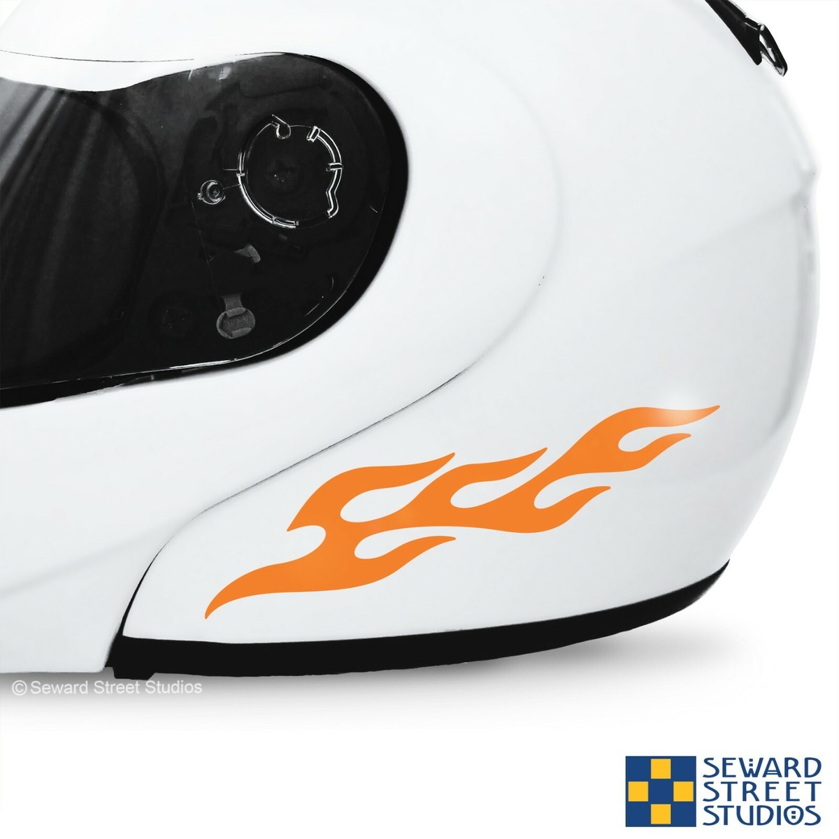 Reflective Fire Helmet Stickers Name Stickers Curved (pair) | Pac Fire