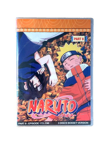 RARE 3-Disc DVD Box Set NARUTO (Ep. 173-196) Part 8 Animation City ...