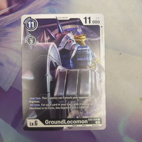 Digimon CCG Digital Hazard Groundlocomon EX2-036C | eBay