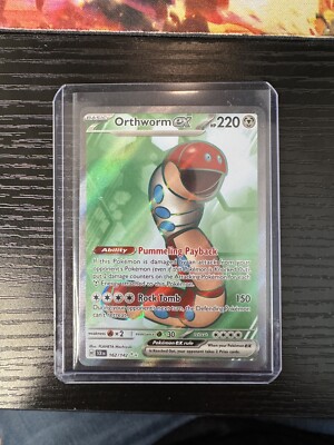 NM Pokemon Stellar Crown Orthworm EX Ultra Rare Full Art 162 | eBay