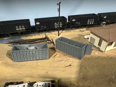 HO scale 40 Yard Roll Off Dumpster | eBay