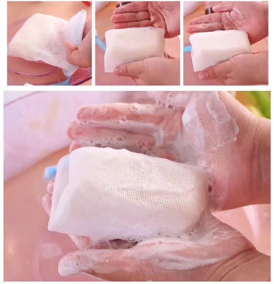 10-Pack Mesh Soap Saver Bags Soap Sock Pouches Suds Boosting ...