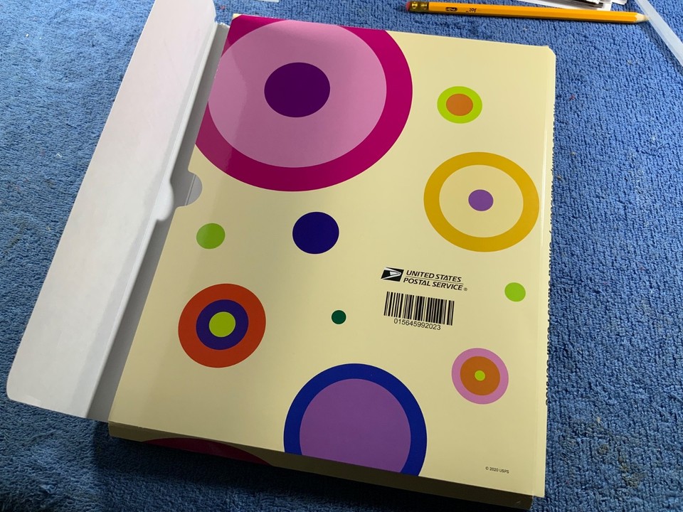 The 2020 stamp yearbook. United States Postal Servive. Book and case ...