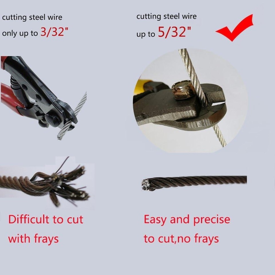 Heavy Duty Wire Cutters Steel Cable Cutter Wire Rope Cutter Aircraft ...