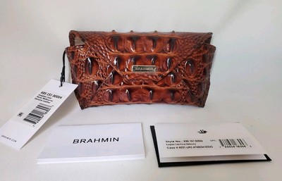 ️ BRAHMIN Eyeglass Case in Pecan Melbourne - Classic + Stylish NWT ️ | eBay