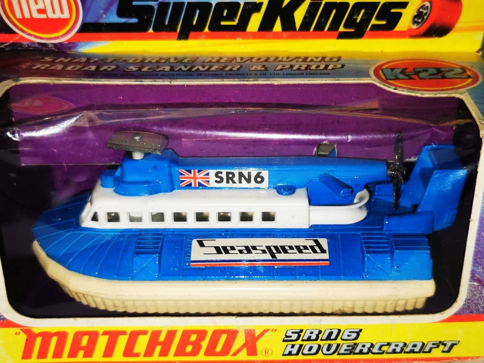 Bateau Métal SRN6 HOVERCRAFT SUPER KINGS K-22 MATCHBOX 1974 Neuf | eBay