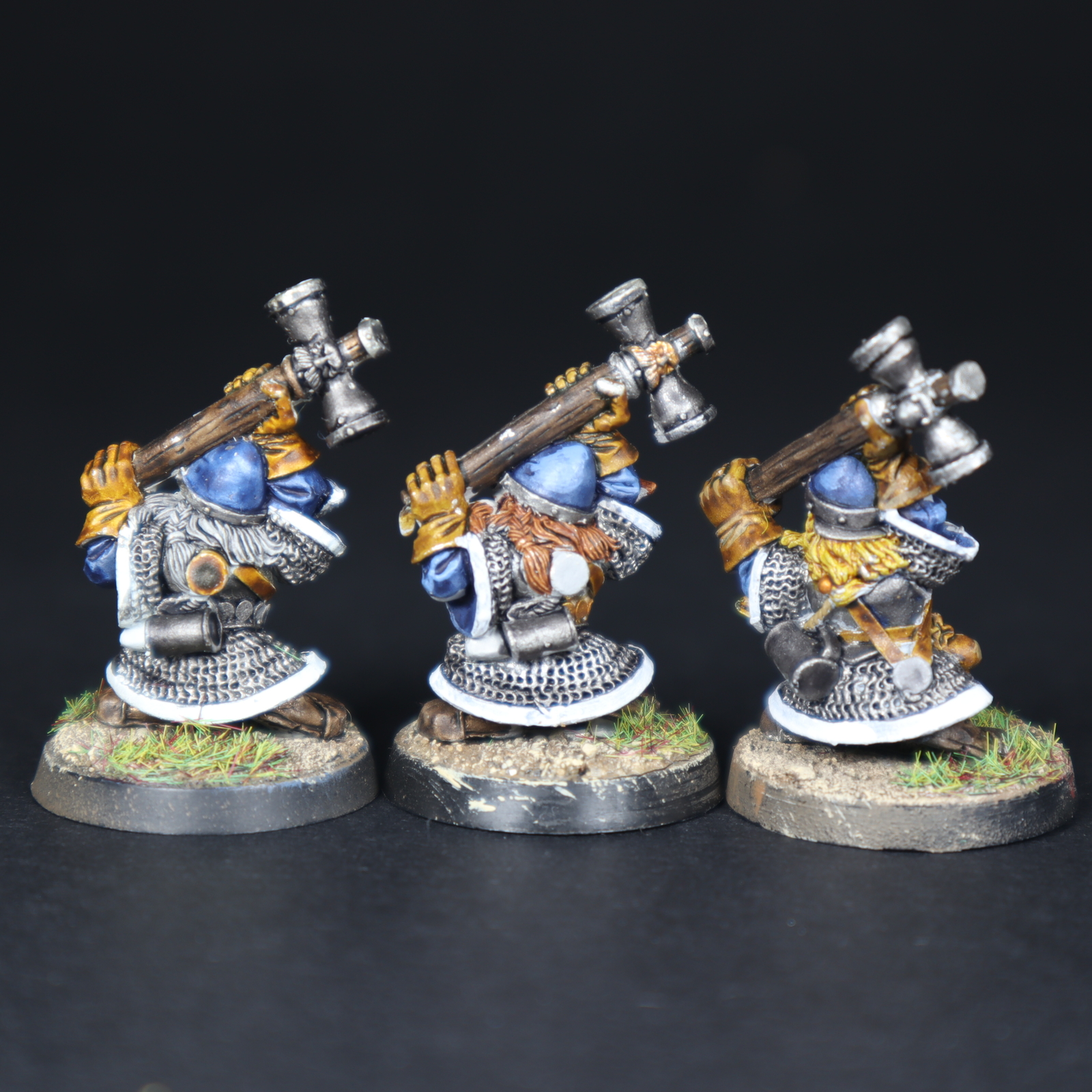 Dwarfs, Painted Dwarf Hammerers x18 Unit, Warhammer Fantasy , Games ...