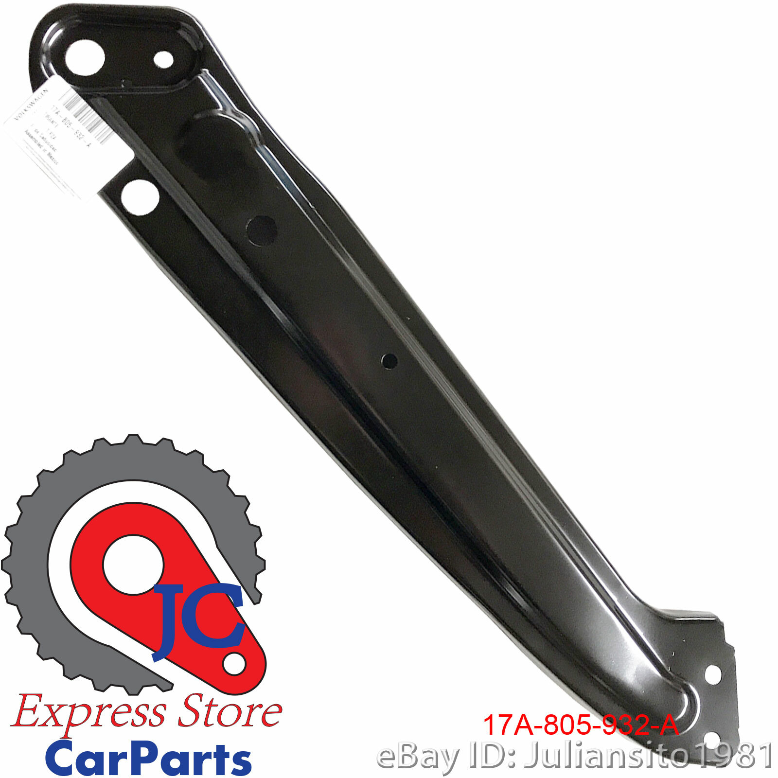 17A805932A VOLKSWAGEN GENUINE OEM JETTA RIGHT UPPER CROSS LOCK CARRIER ...