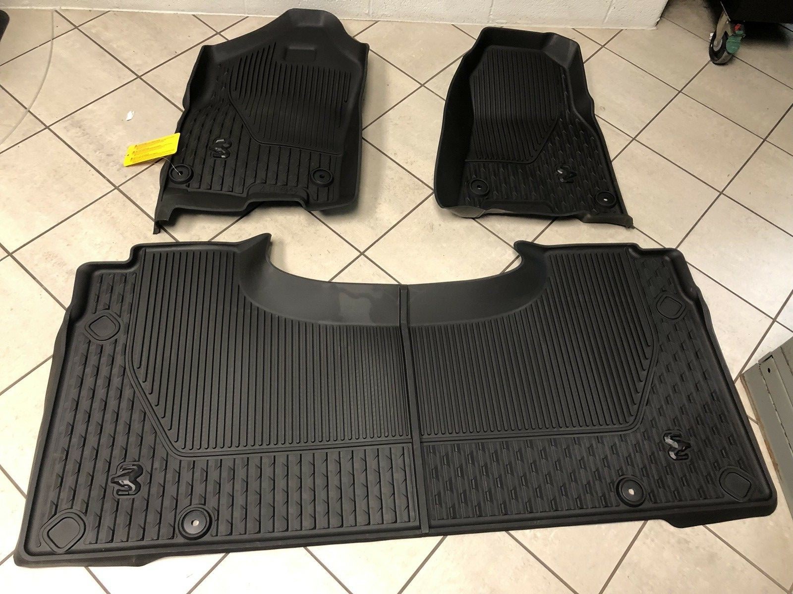 2019-2024 Dodge Ram 1500 DT All Weather Floor Mats 82215321AD | eBay