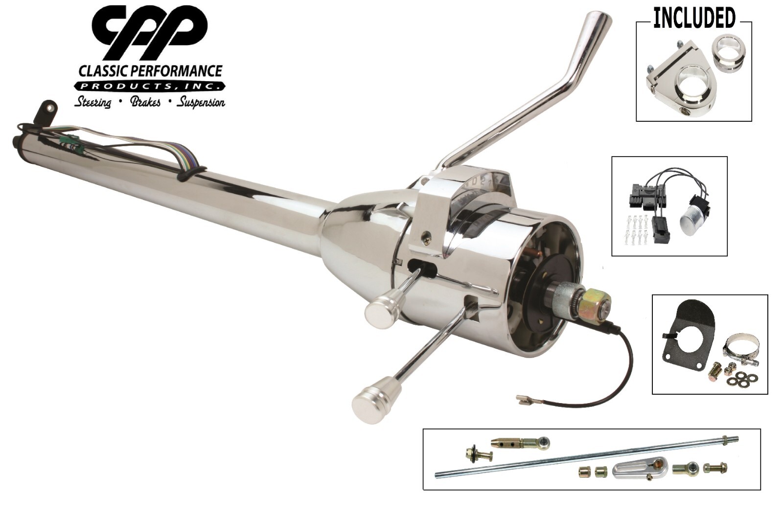 1947-54 Chevy GMC Truck CPP Deluxe Chrome Tilt Steering Column Column ...