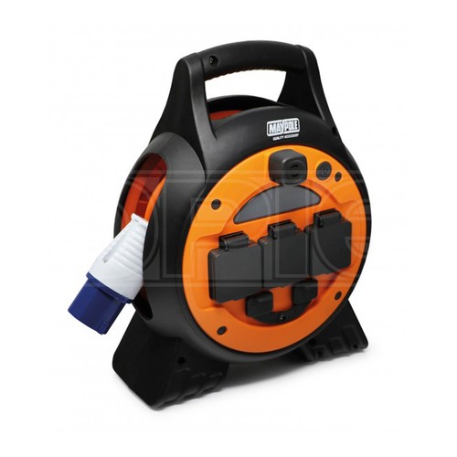 MAYPOLE 3 Way Mobile Mains Roller Power Unit with Twin USB ...