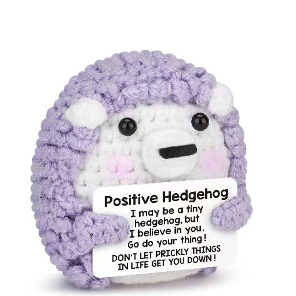 Positive Crochet Doll Positive Card Potato Doll Handmade Wool Knitted ...