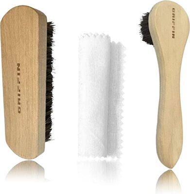 Griffin Shoe Care - Shine Kit - Shine Brush, Polish Applicator, Shine ...