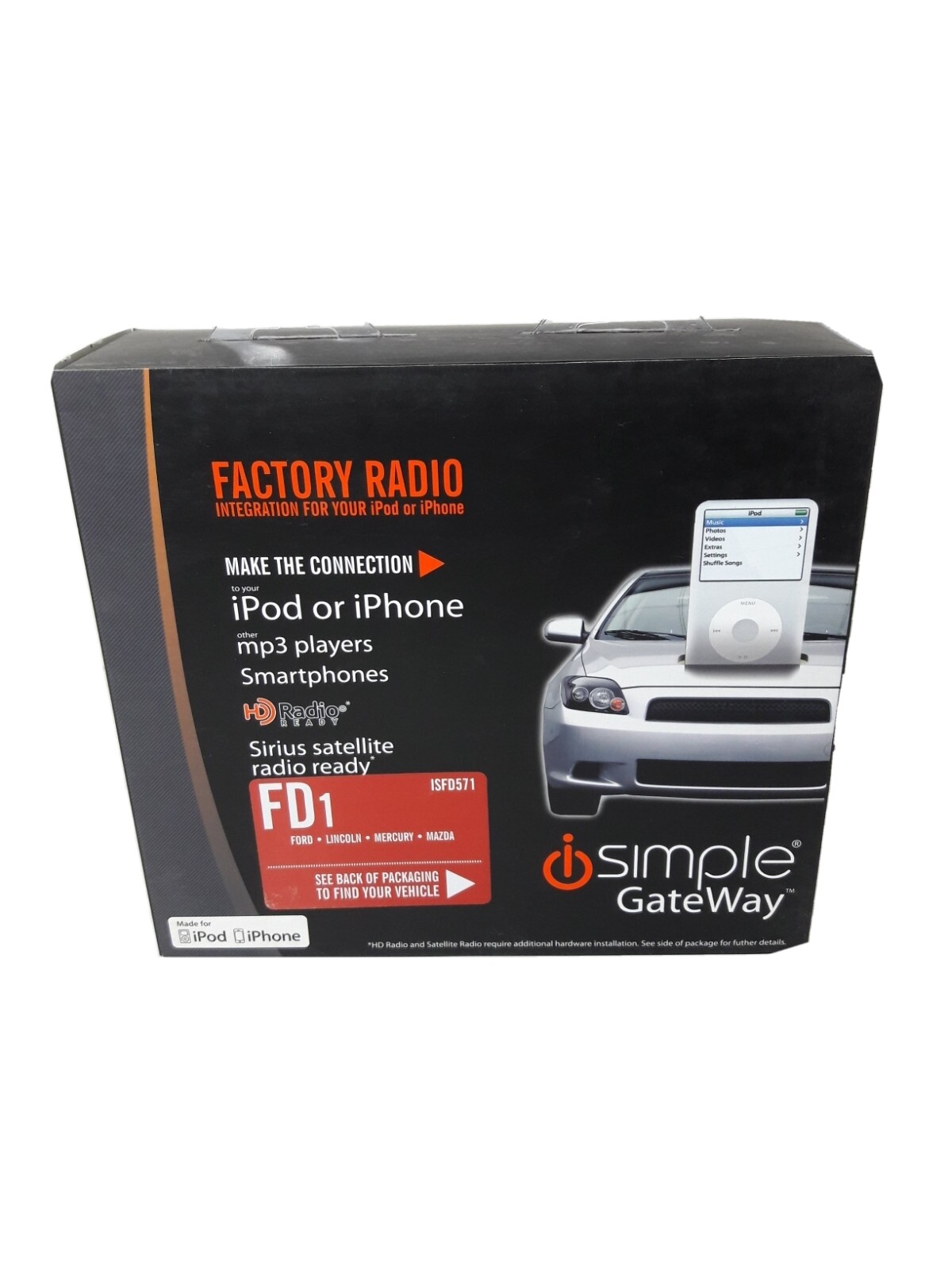 NEW Factory Radio iPod/iPhone and AUX Audio Interface iSimple GateWay ISFD571 | eBay