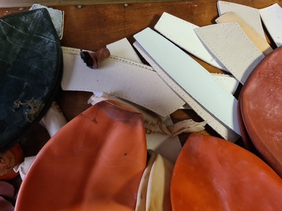 FootBall Rubber Bladders Leathers Valves Mitre Repair Material wax ...