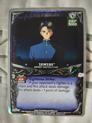 Yu Yu Hakusho TCG CCG TR12 Sensui, Spirit Detective (Cloudy) Spirit ...