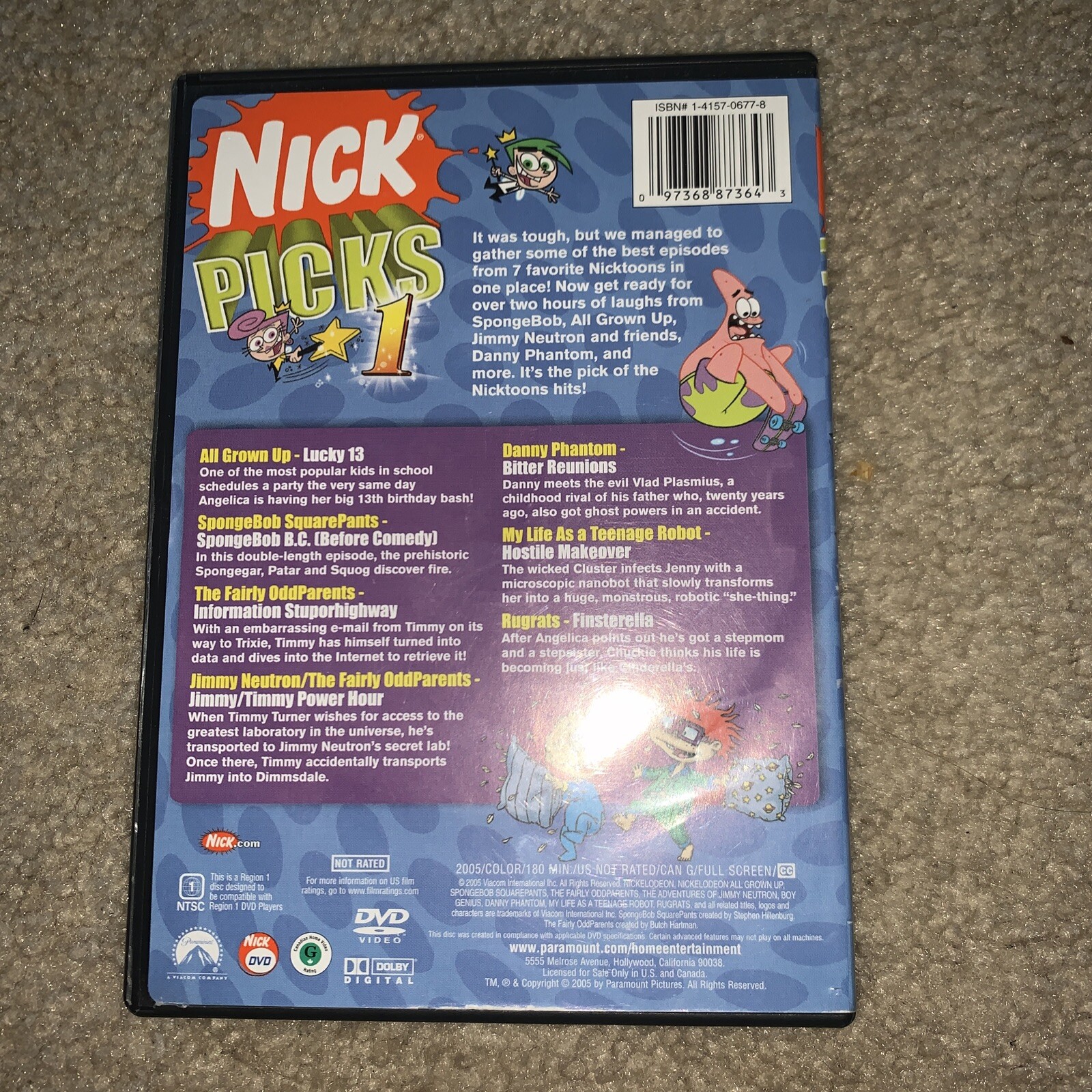Nick Picks 1 DVD Chris Sauve(DIR) 2005 97368873643| eBay