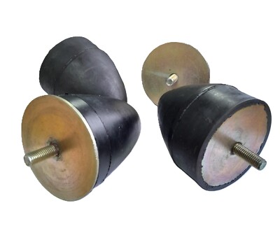 4 x Anti Vibration Mounts / Rubber Mounts / 105D x 121HT Conical Buffer ...