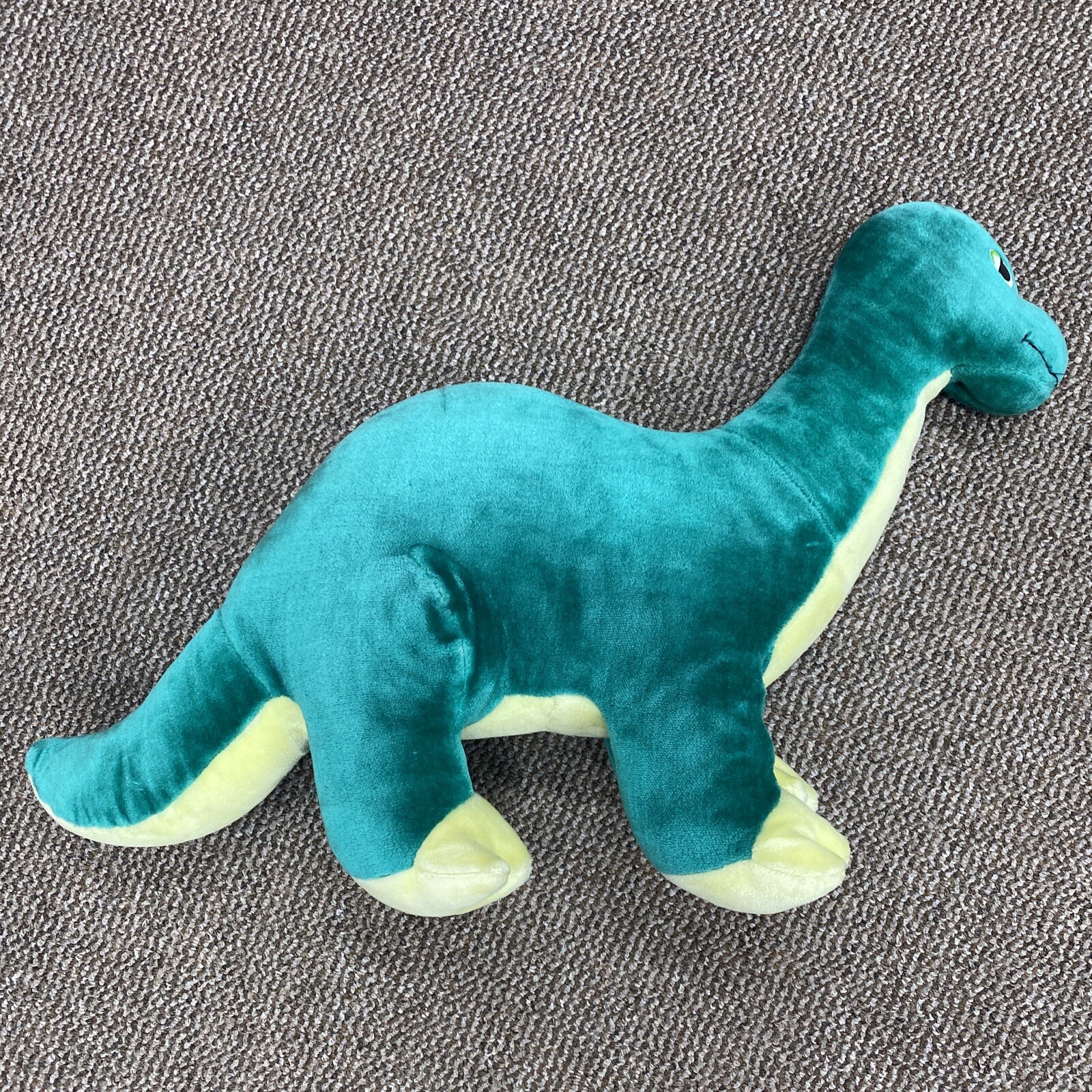 Vintage Gerber Precious Plush 25” Stuffed Brontosaurus Green Dinosaur ...