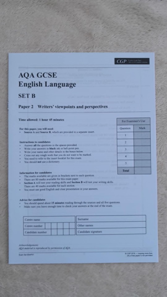 Bundle of GCSE English Language / Literature Revision Study Books - CGP ...