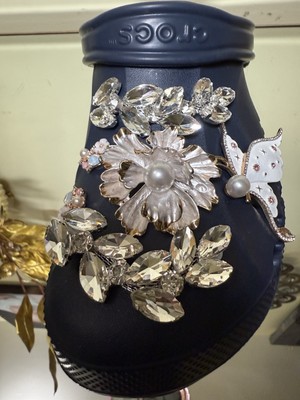 6Pieces Fancy Chain Shoe charms /Pin Compatible With Crocs Bling ...