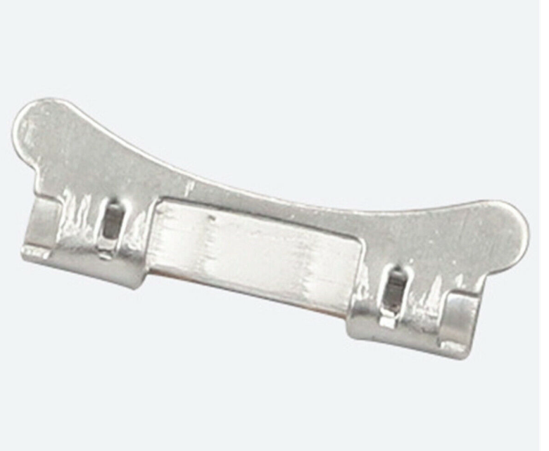 2 pcs Premium Stainless Steel Watch Strap Link Curved End Repair 13mm ...