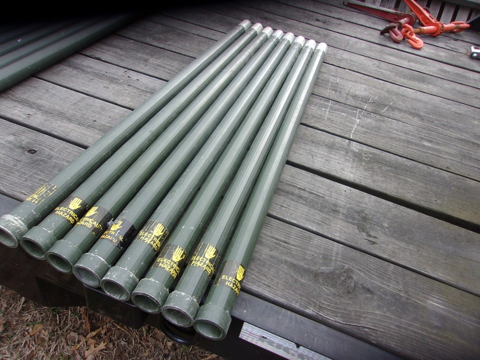 8..MILITARY SURPLUS ANTENNA MAST TOWER POLES ALUMINUM CAMOUFLAGE NET 4 FT ARMY | eBay