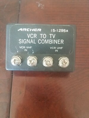 Archer VCR to TV Signal Combiner-RARE-SHIPS N 24 HOURS | eBay