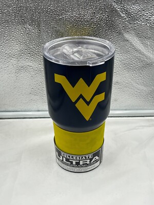 West Virginia Mountaineers NCAA 30oz Blue Tumbler Cup Mug Logo Brands ...